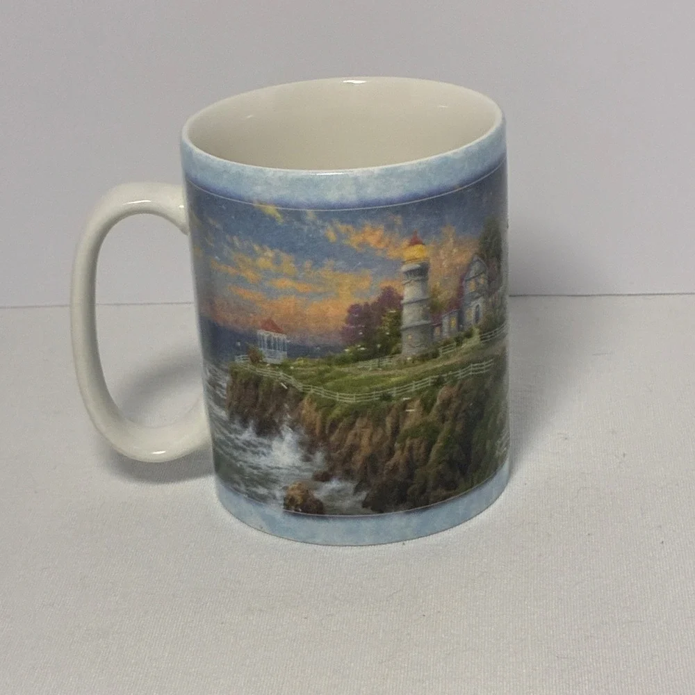 AMCAL | Dining | Thomas Kinkade Victorian Light Lighthouse Mug Amcal ...